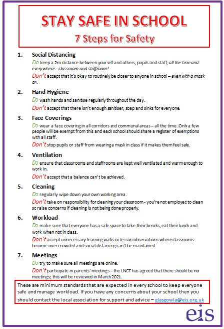 Seven Steps to Stay Safe | EIS