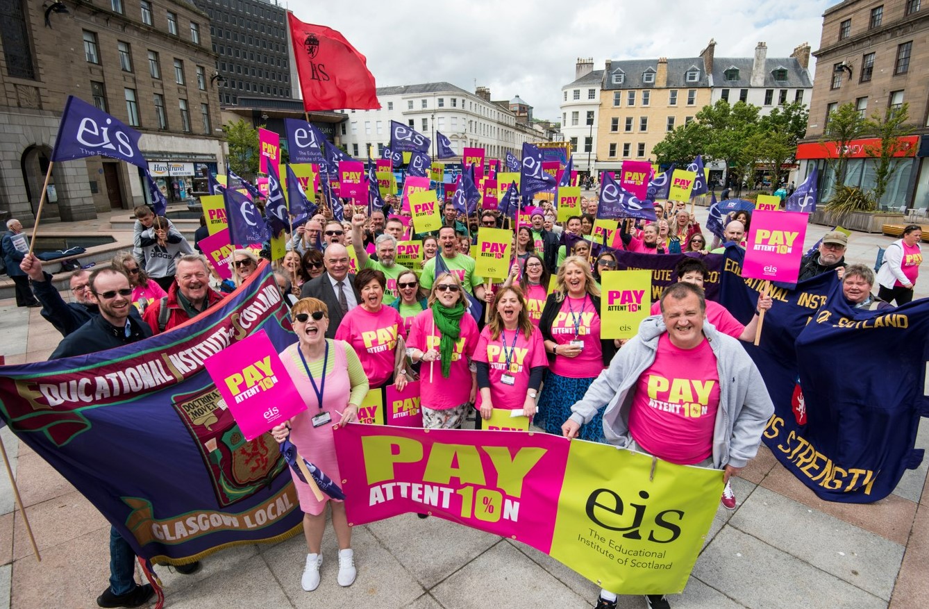 EIS Opens Strike Ballot over pay in all Council Areas Across Scotland | EIS