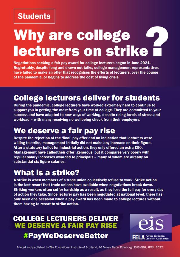 Student Leaflet | EIS