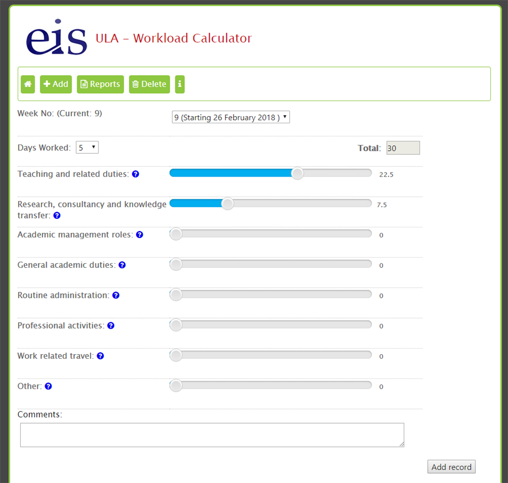 Workload Calculator Prize Draw | EIS